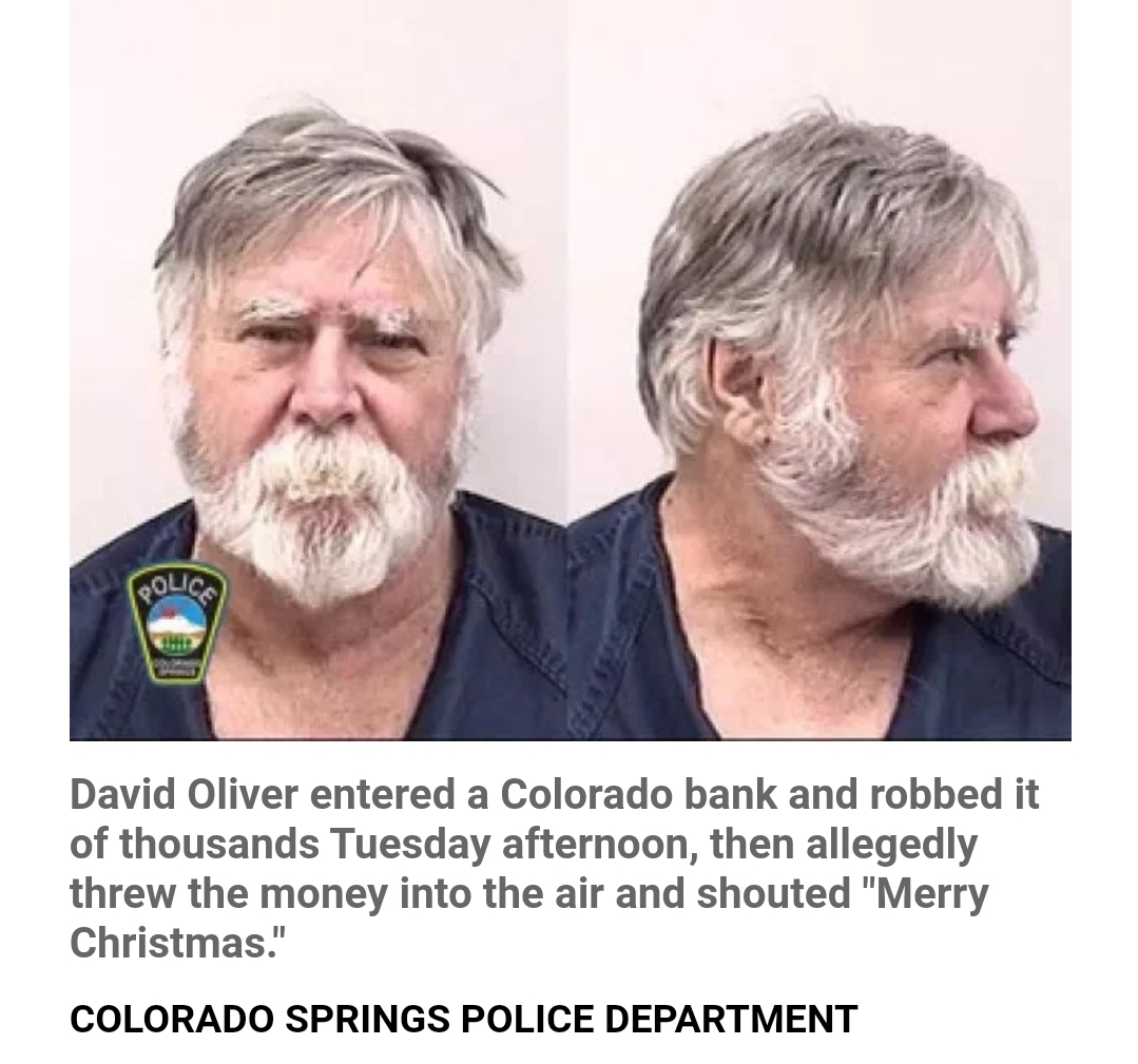 “Santa Claus Bank Robber” On the Run Again; Arrested in Teller County ...